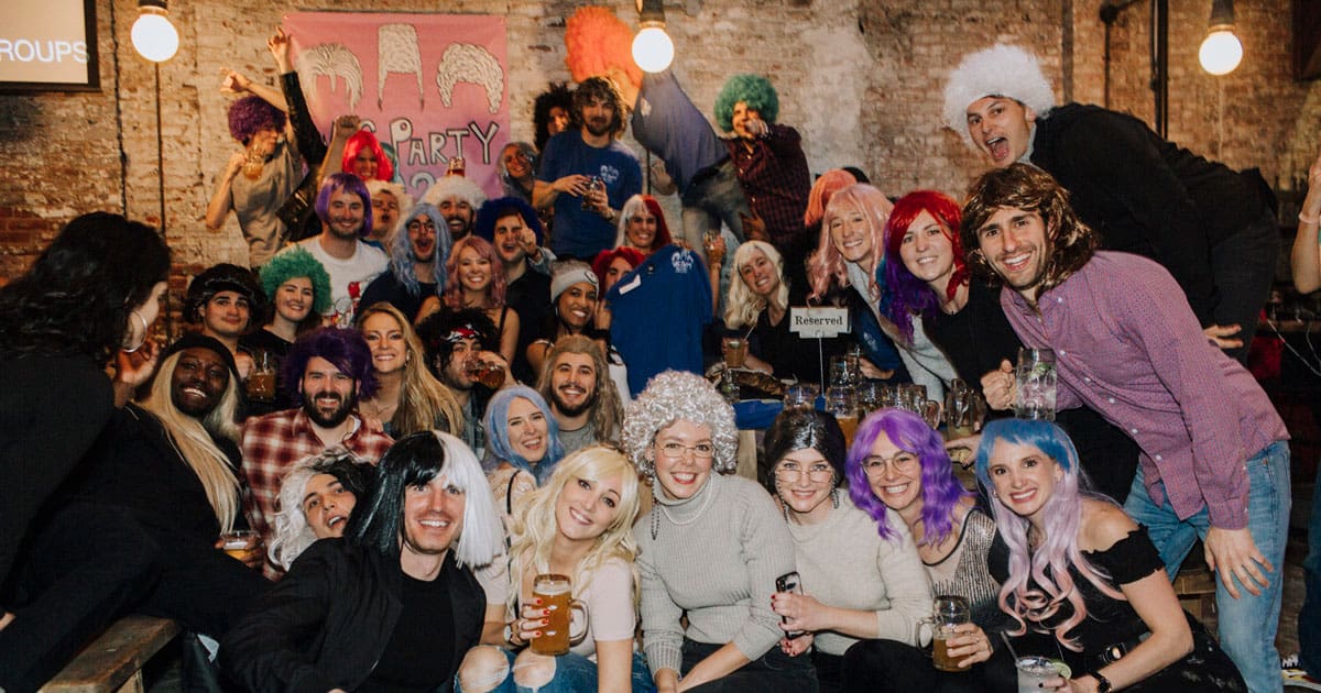 Bring Out Your Wigs to Party for Cancer Research