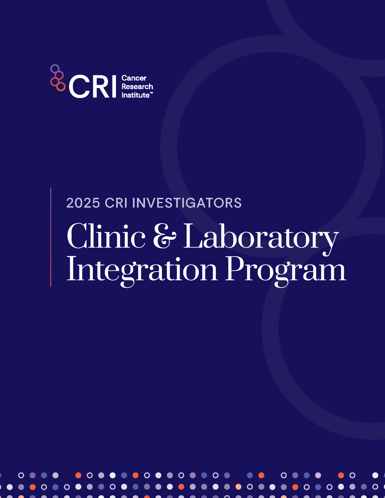 Investing in Transformative Science: CRI Announces 2025 CLIP and ...